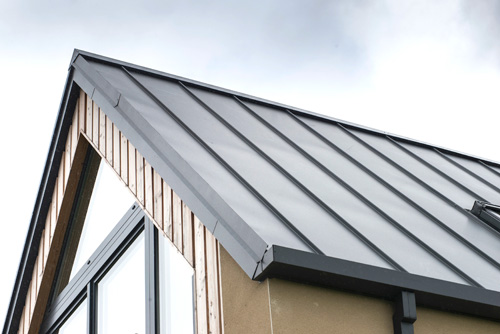 Catnic roofing creates contrast for old farm extension | Roofing ...