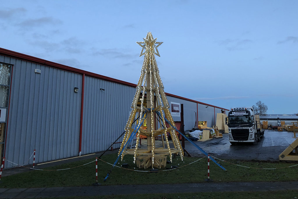 Pasquill Inverness gets into the ‘Trussmas’ spirit with timber tree ...