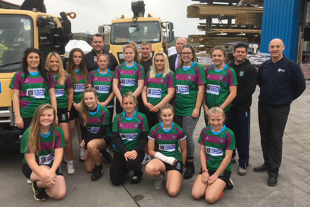 New girls’ rugby team supported by RGB | Roofing Cladding & Insulation ...
