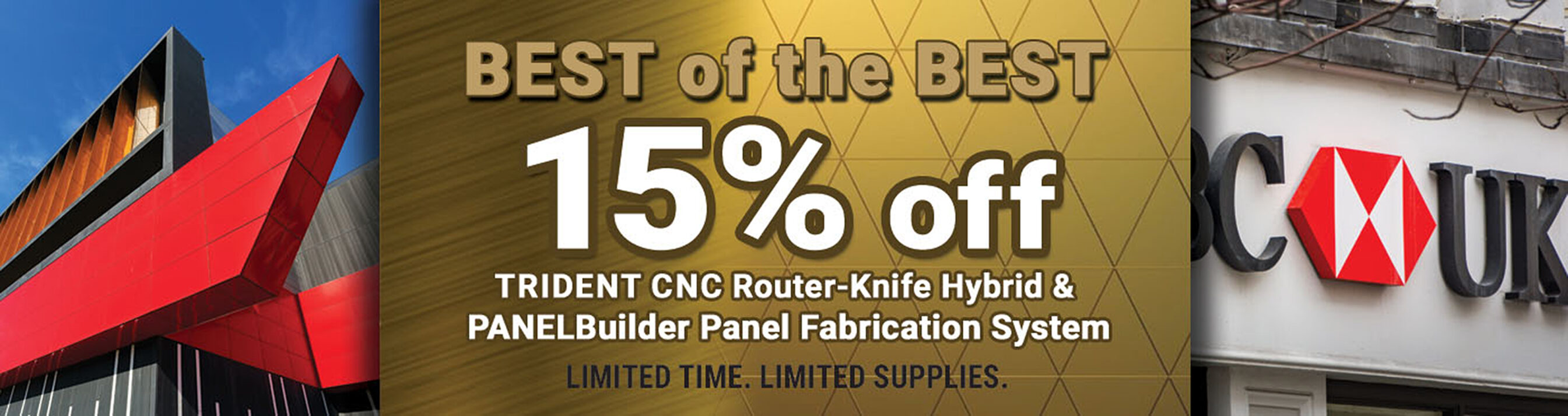 AXYZ announces 15% off AXYZ Trident and PANELBuilder CNC Routers ...